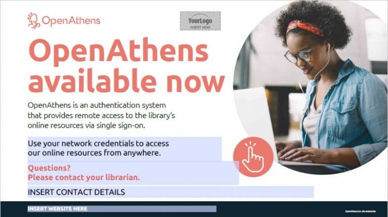 Promoting OpenAthens in your institution - OpenAthens
