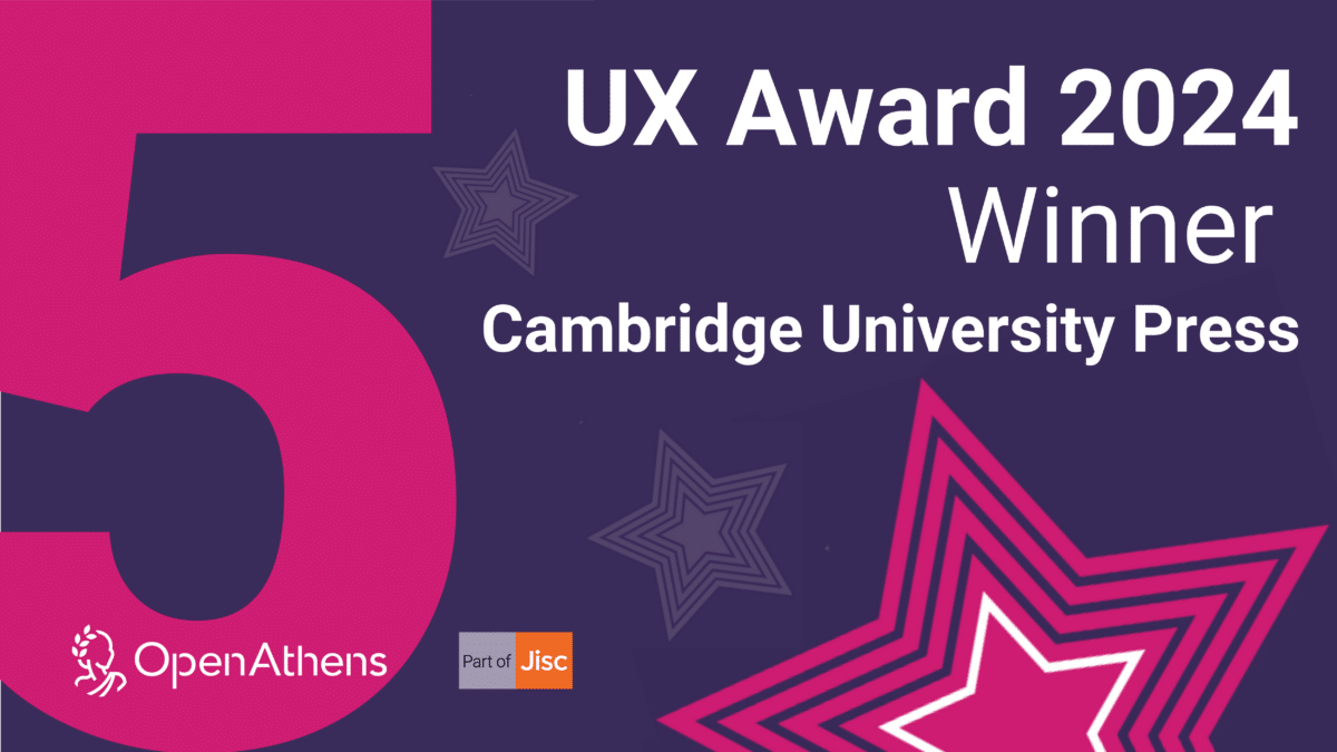UX award - OpenAthens